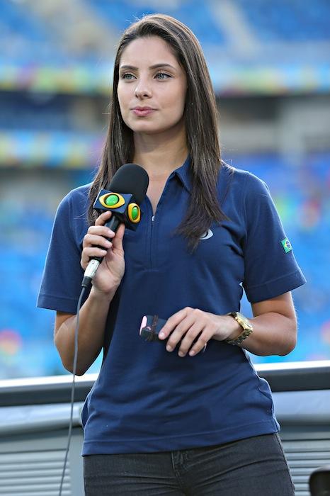La reportera más bonita del Mundial