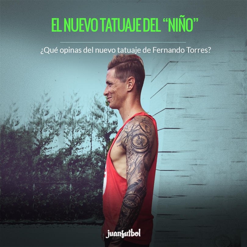 El nuevo tatuaje de Fernando Torres